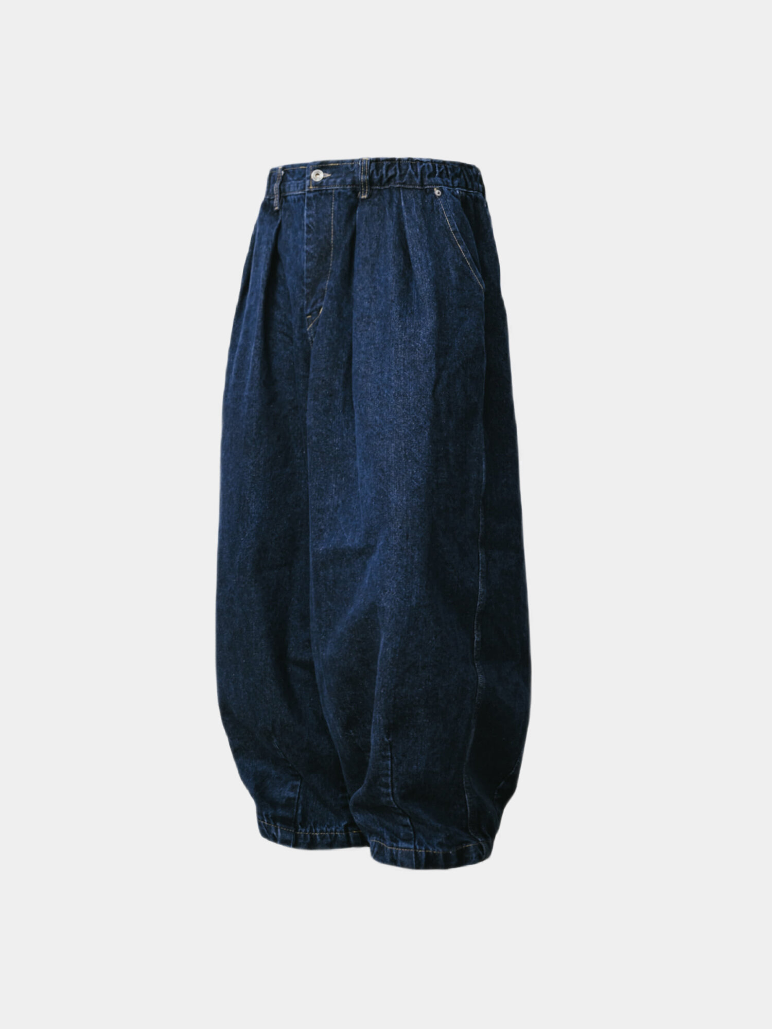 Джинсы широкие Rigid Indigo Denim Balloon 