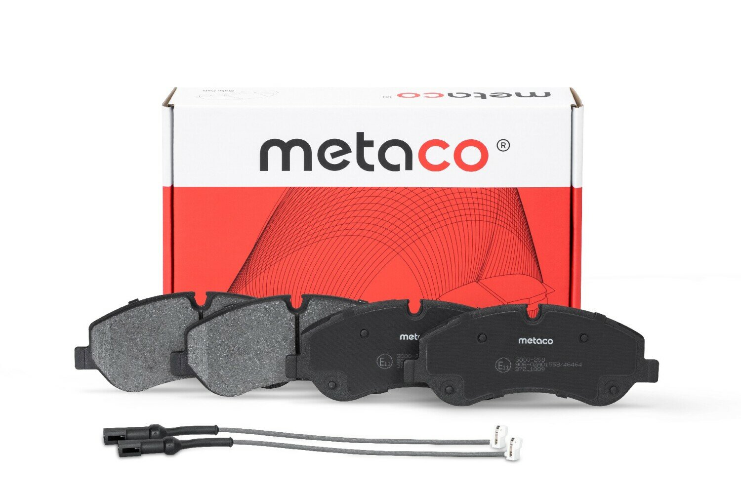 Колодки тормозные передние к-кт перед METACO 3000-269