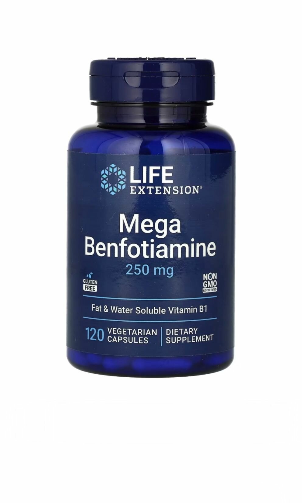 Мега-Бенфотиамин LIFE EXTENSION Mega Benfotiamine 250 mg 120 капсул