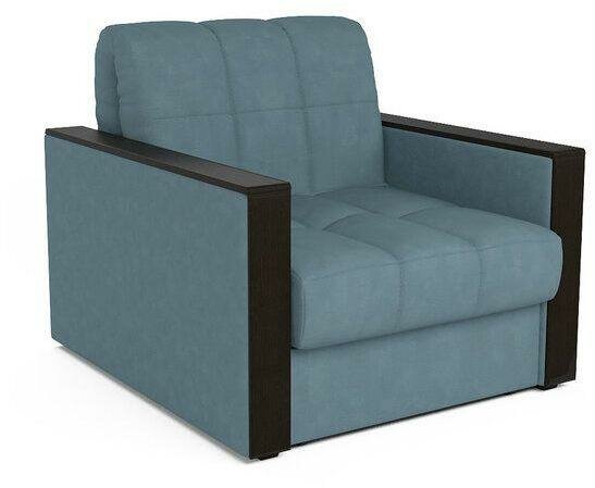 Кресло-кровать Mebel-ars Техас Голубой Luna089 Размеры: Высота 830мм Глубина 1050мм Ширина 880мм