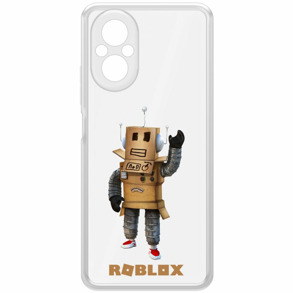 Чехол-накладка Krutoff Clear Case Roblox-Мистер Робот для Realme C67