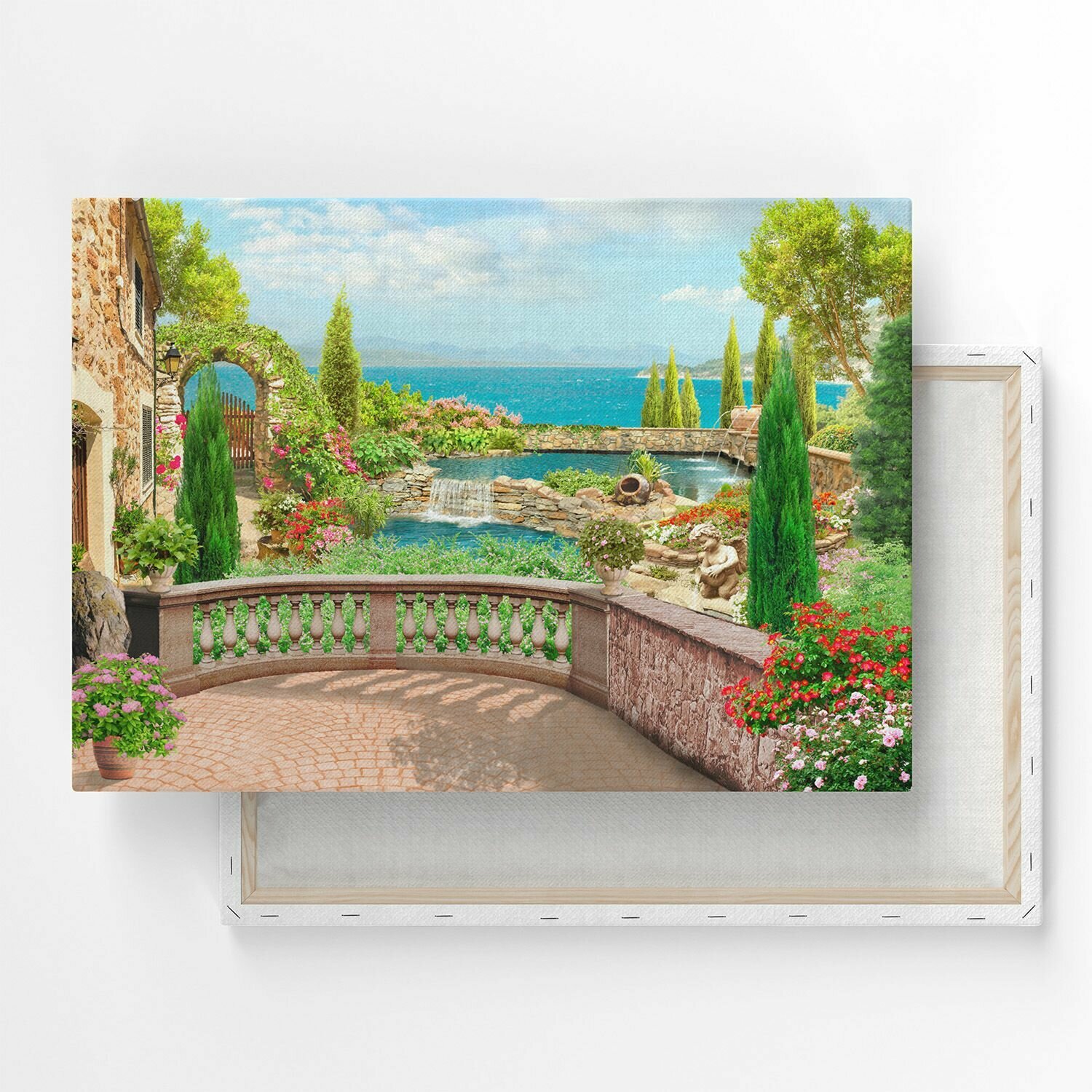 Картина на холсте, репродукция / Море / Размер 30 x 40 см