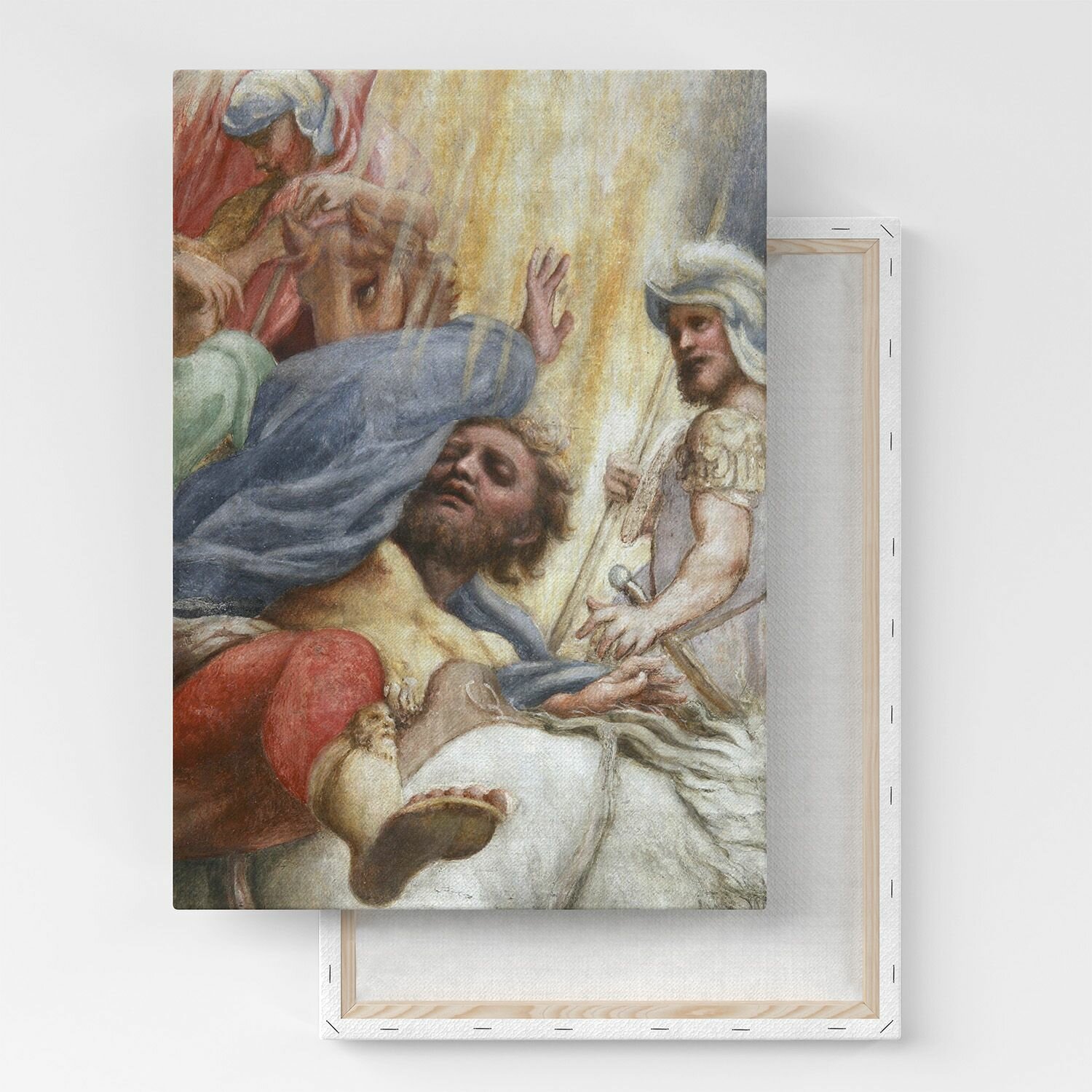 Картина на холсте, репродукция / Корреджо - St. Pauls fall / Размер 40 x 53 см