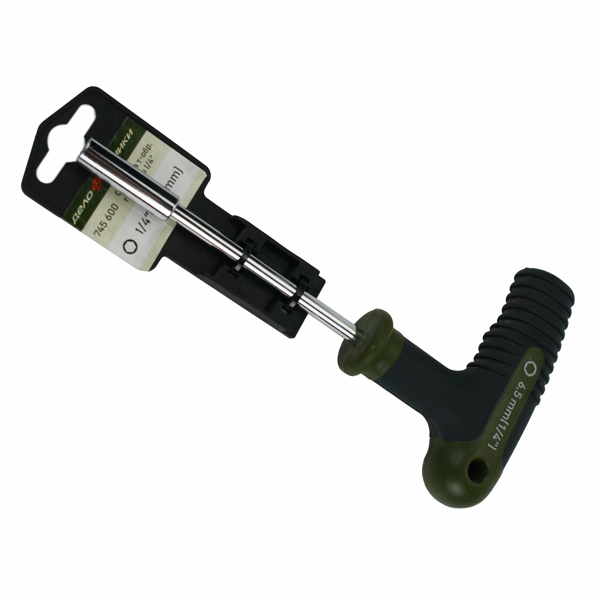 Отвертка с Т-образной рукоятью под биты 1/4" Дело Техники (745600)