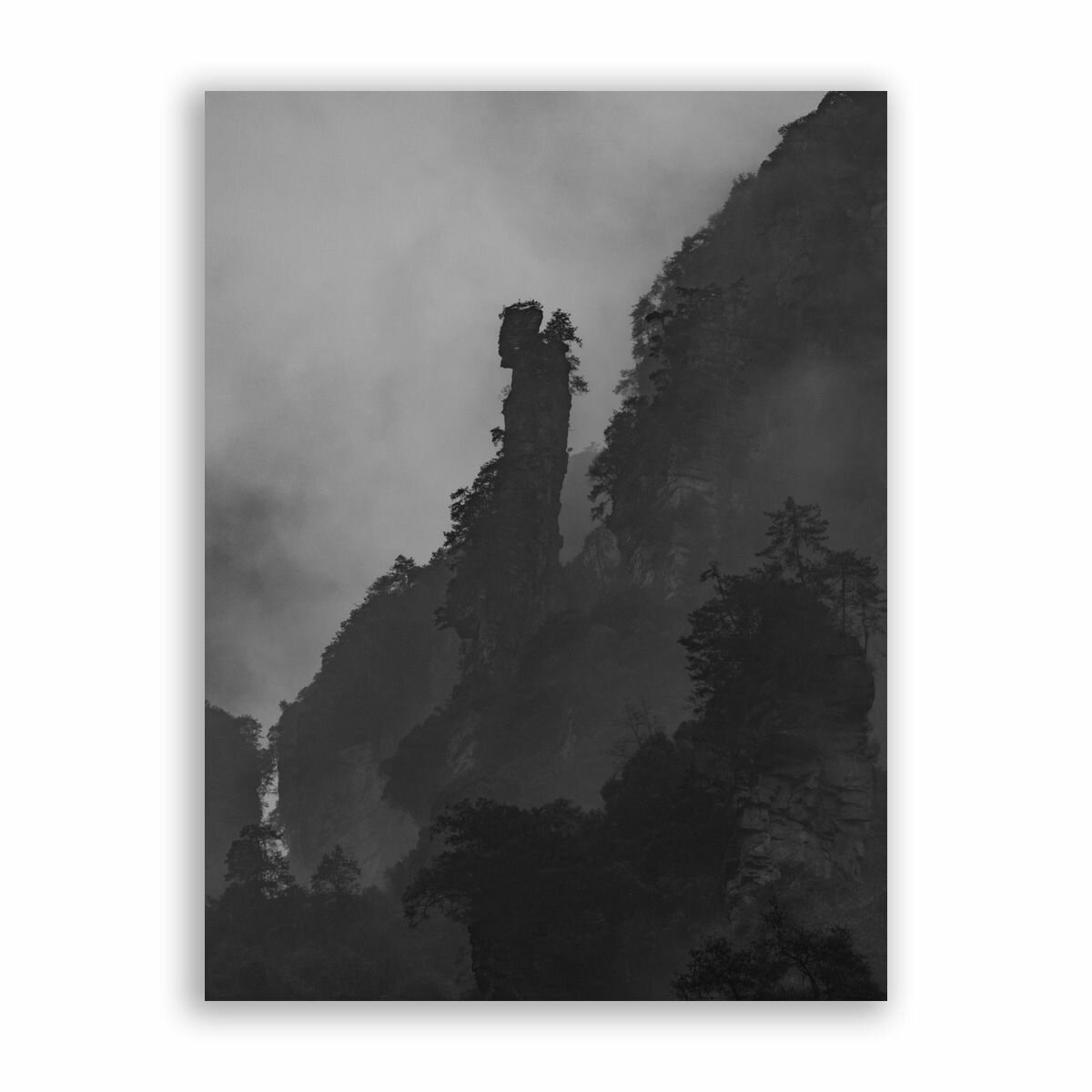 Постер, плакат на бумаге / Природа Китая - Горы / Размер 30 x 40 см