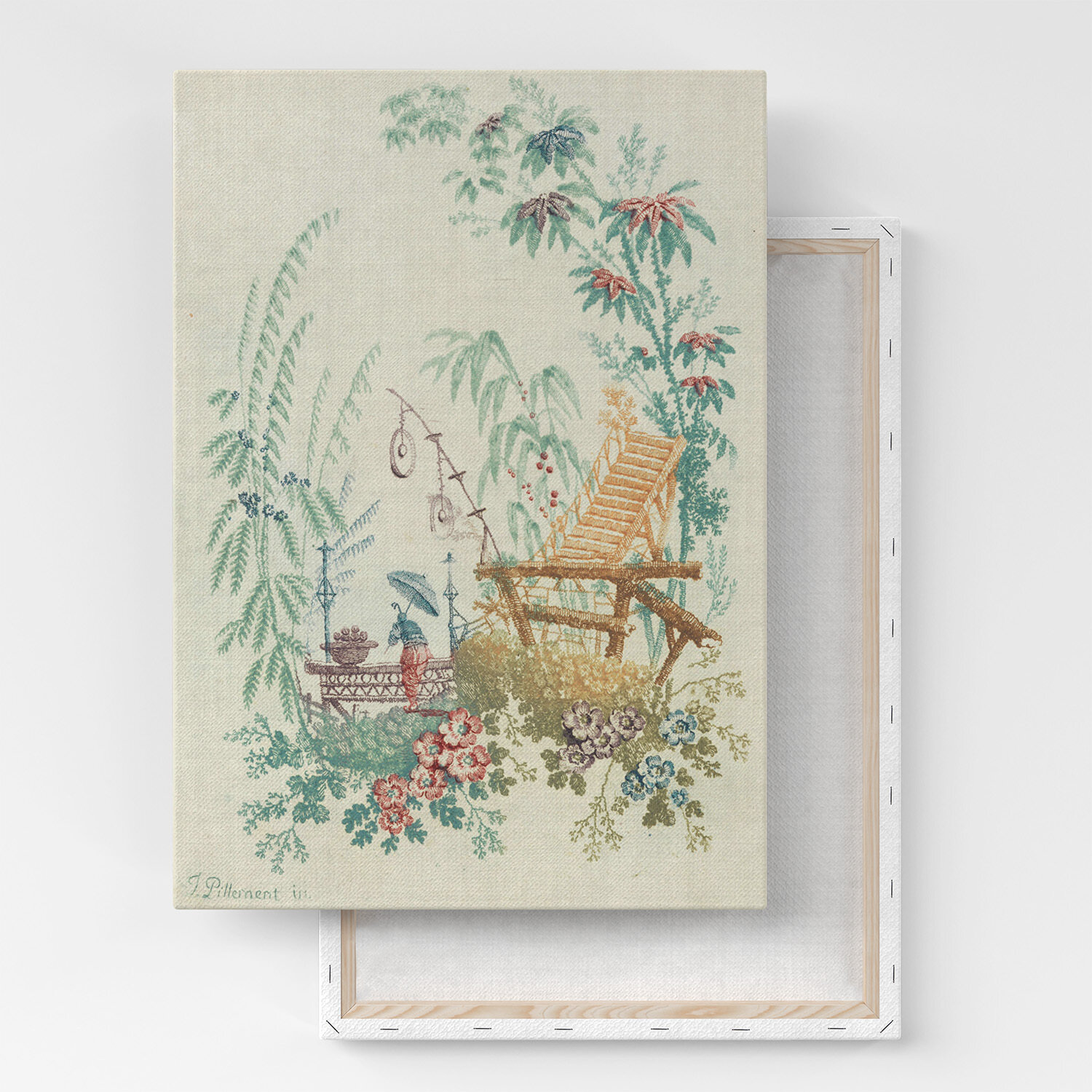 Картина на холсте, репродукция / Жан-Батист Пильман - Ornamental Design / Размер 30 x 40 см