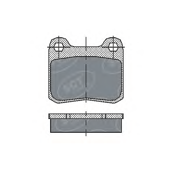 SCT GERMANY sp200 (0004208820 / 0004209020 / 0004209820) колод. торм. перед. Mercedes (Мерседес) 190 (w201) -93