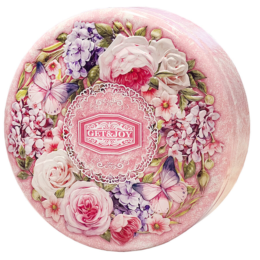 Чай черный - Цветочный вальс, розовая , жесть, Китай, 50 гр.