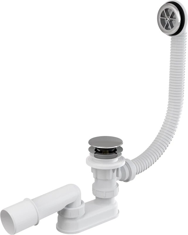 Слив-перелив для ванны ClickClack AlcaPlast A505CRM