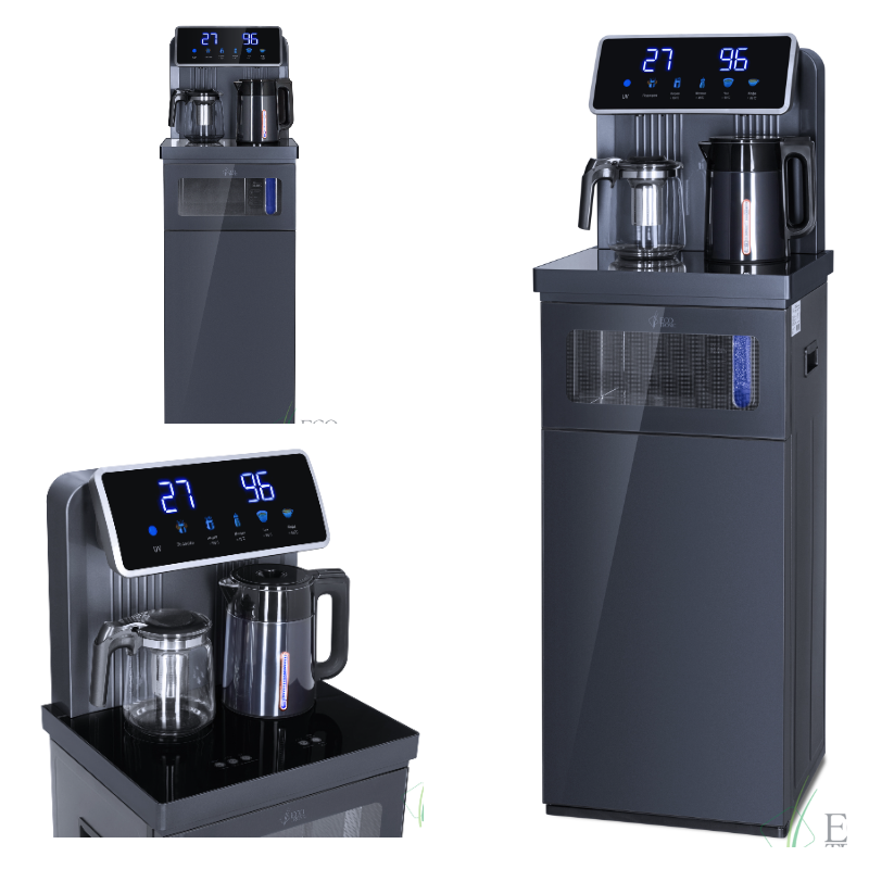 Кулер с чайным столиком Тиабар Ecotronic TB33-LNR UV Dark Grey без охлаждения