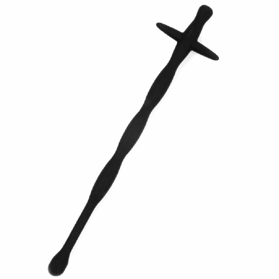 Уретральный Стимулятор Sex Expert, силикон, прозрачный, черный, 15см