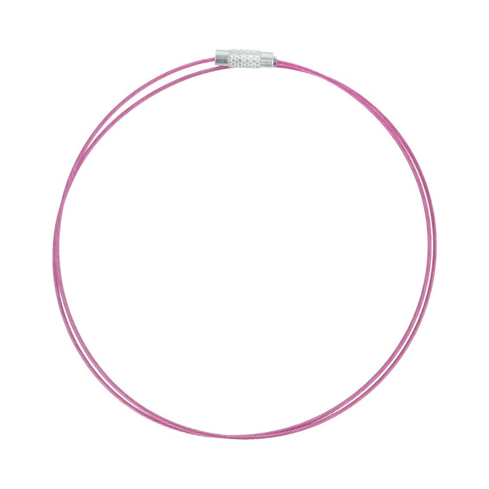 "Zlatka" Основание для колье KS-050 50 см №07 т. розовый