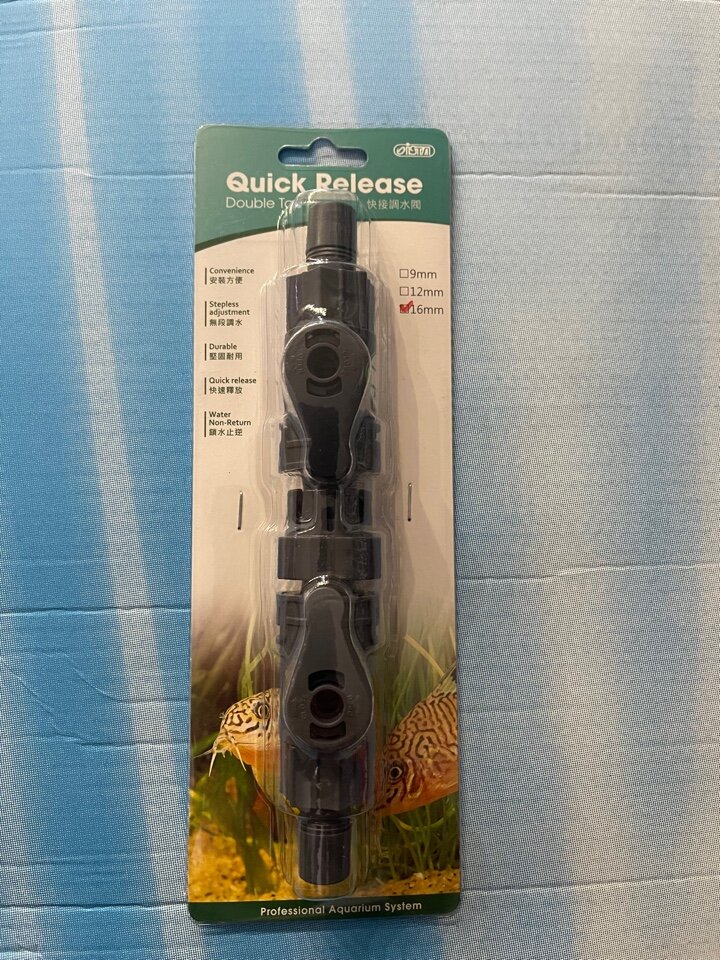 Кран двойной на шланг 16/22мм