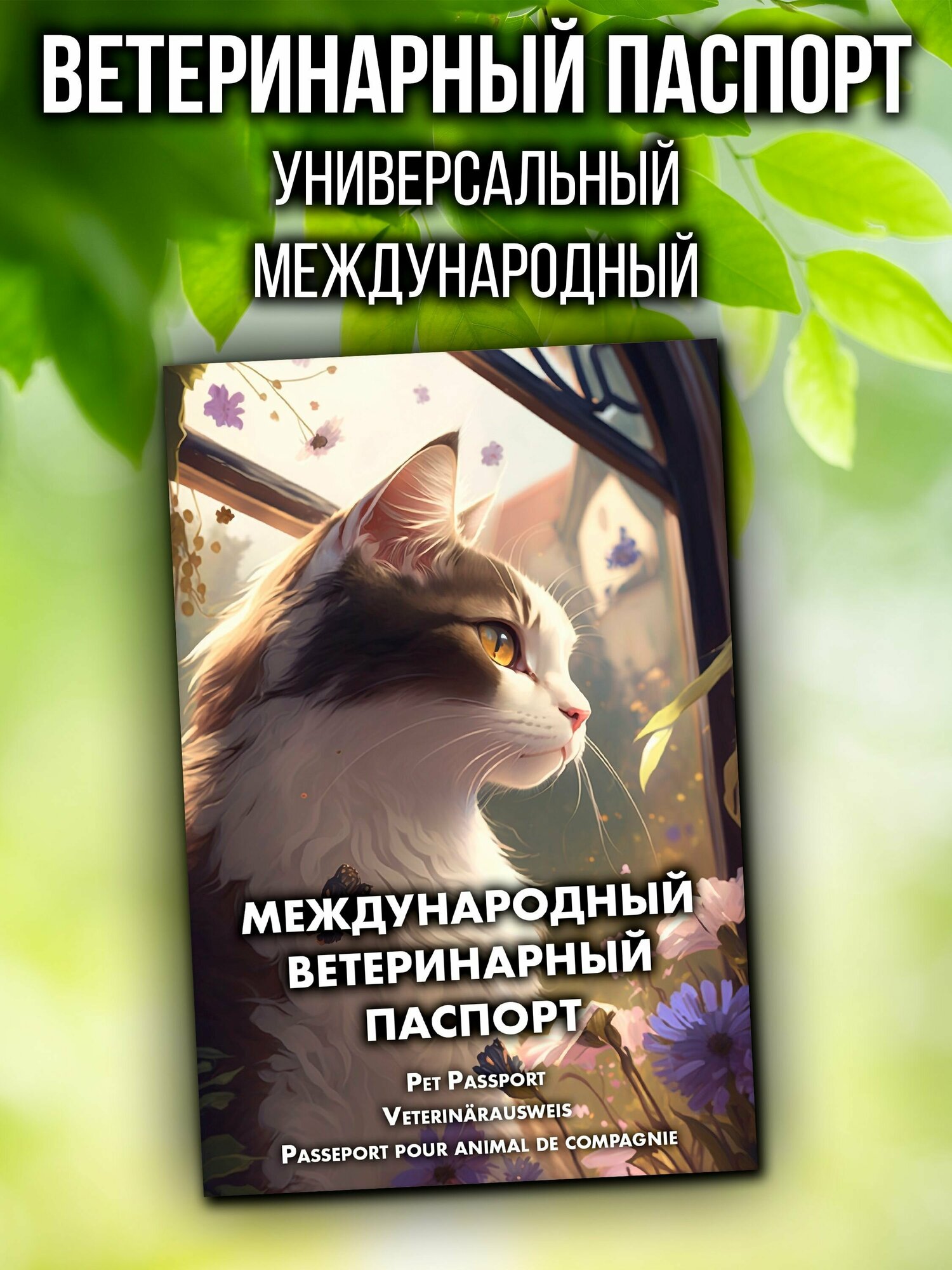 Ветеринарный паспорт для кошек и собак международный