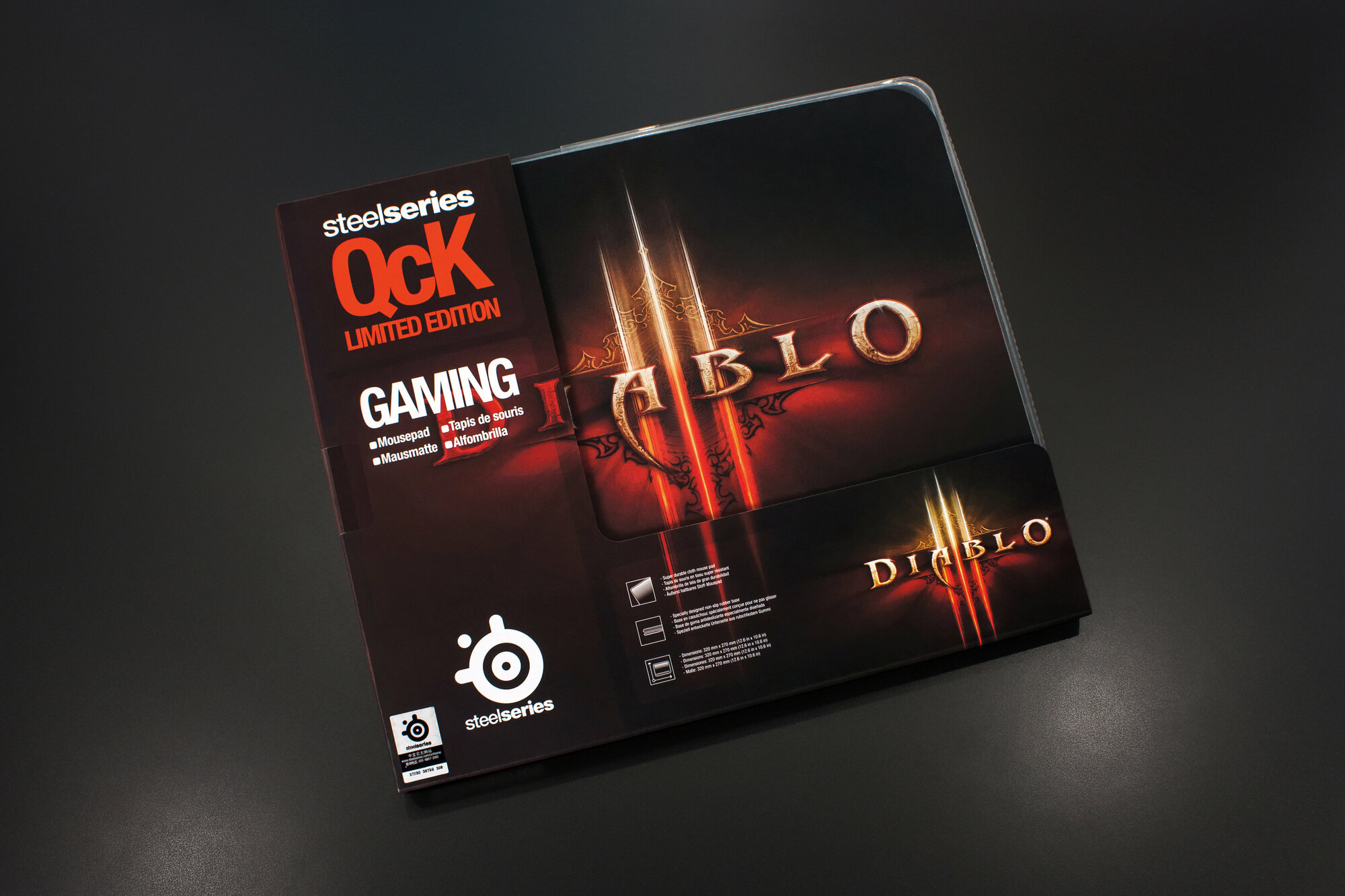 SteelSeries QcK Diablo III Logo Edition