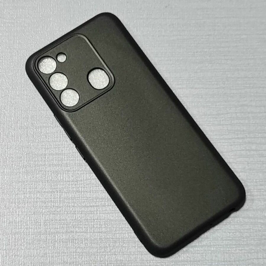 Силиконовая накладка тонкая для Tecno Spark Go 2022 черный