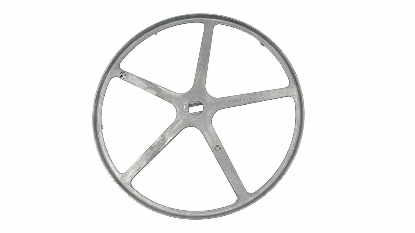 Шкив для барабана стиральной машины Ariston (Аристон) 109632 (23000605701, 17400242001) болт крепления шкива в подарок