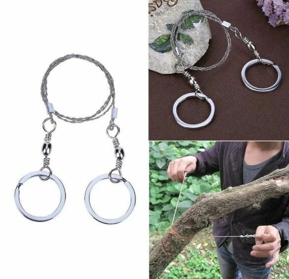 Карманная ручная цепная пила-струна проволочная, туристическая