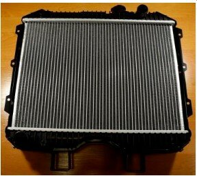 Радиатор охлаждения УАЗ алюминий 2-х рядный Cartronic
