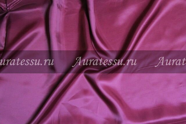 Ткань Подкладочная ткань розовато-ягодная, ш140см, 0,5 м
