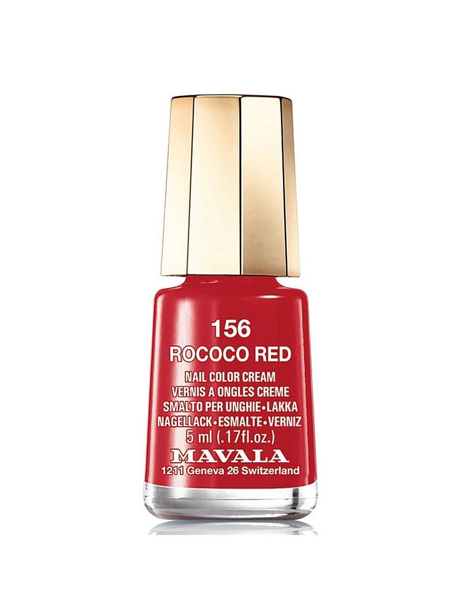 Mavala Лак для ногтей Чувственный красный Rococo Red 9091156 , 5мл.