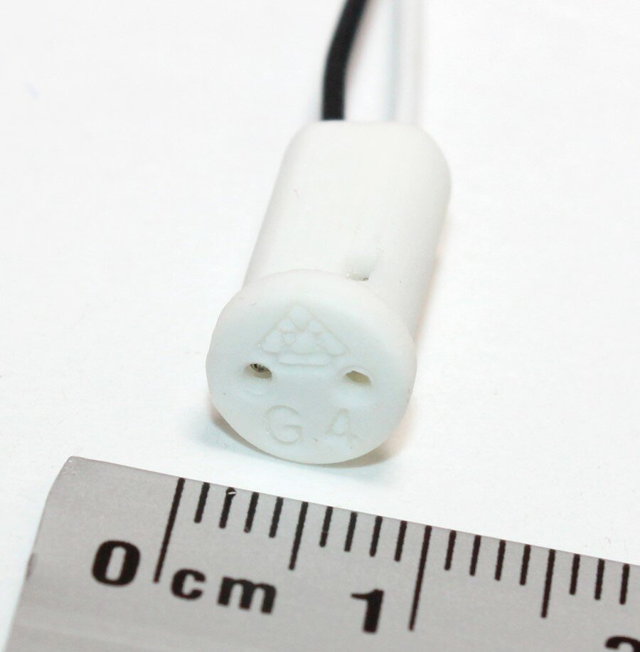 Патрон для галогенных ламп G4 керамический Feron LH19 230V G4.0, 22341, Feron