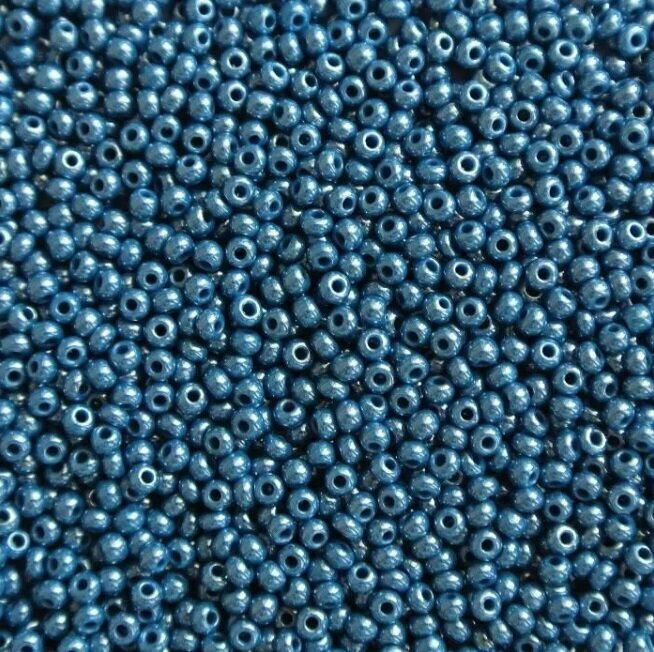 Бисер Gamma 1, Чехия 10/0, A053 ( 38220) синий ,5гр.1шт.
