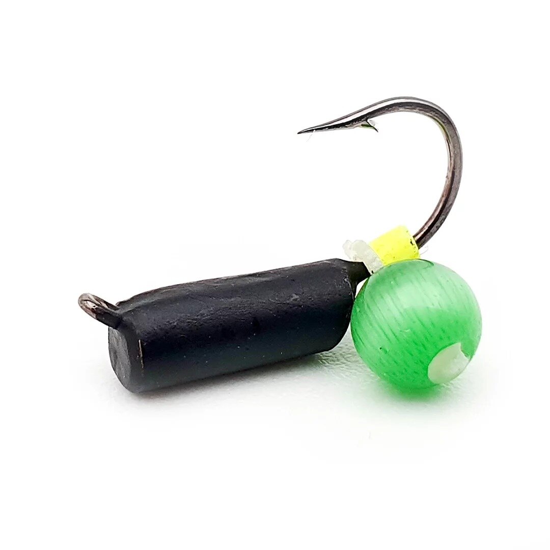 Wormix Мормышка Столбик с камнем Кошачий глаз №2,5 0,7 г для зимней рыбалки на окуня