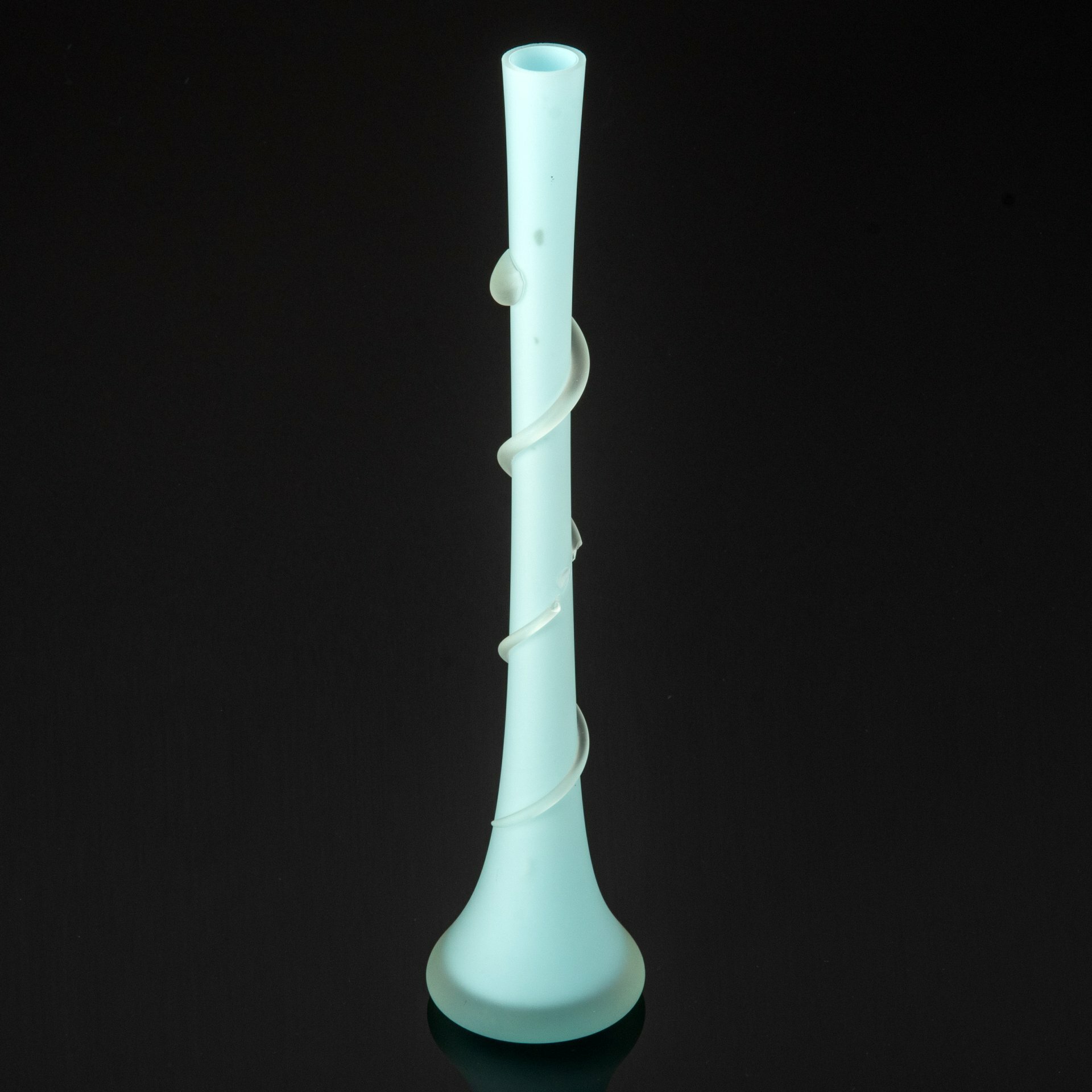 Ваза - берц, стекло, гутная техника, Западная Европа, 1960-1980 гг.