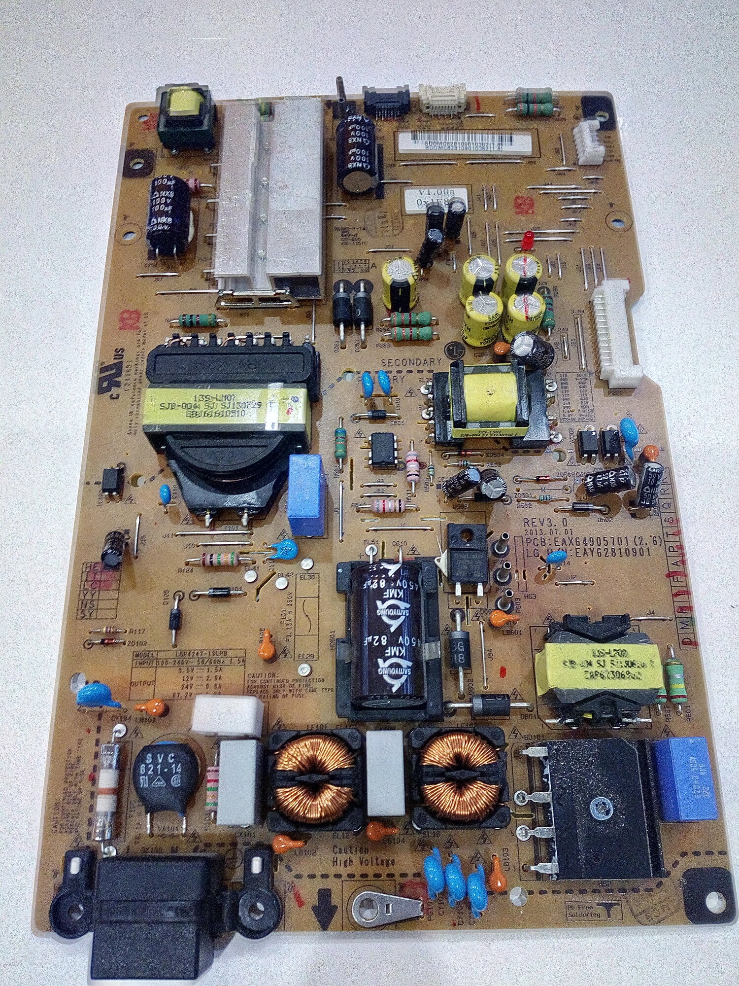 PowerBoard (EAX64905701 (2,6)) для LG 47LA660V Б/У с разбора