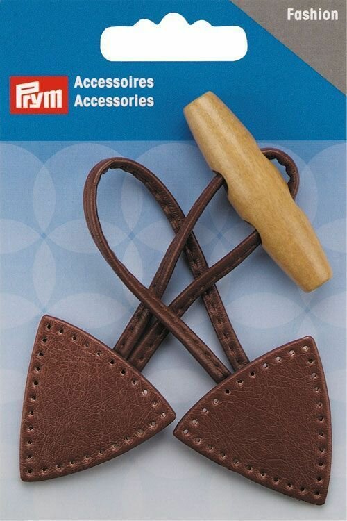 Застежка-клевант, цв. коричневый (15*5см) PRYM 417717