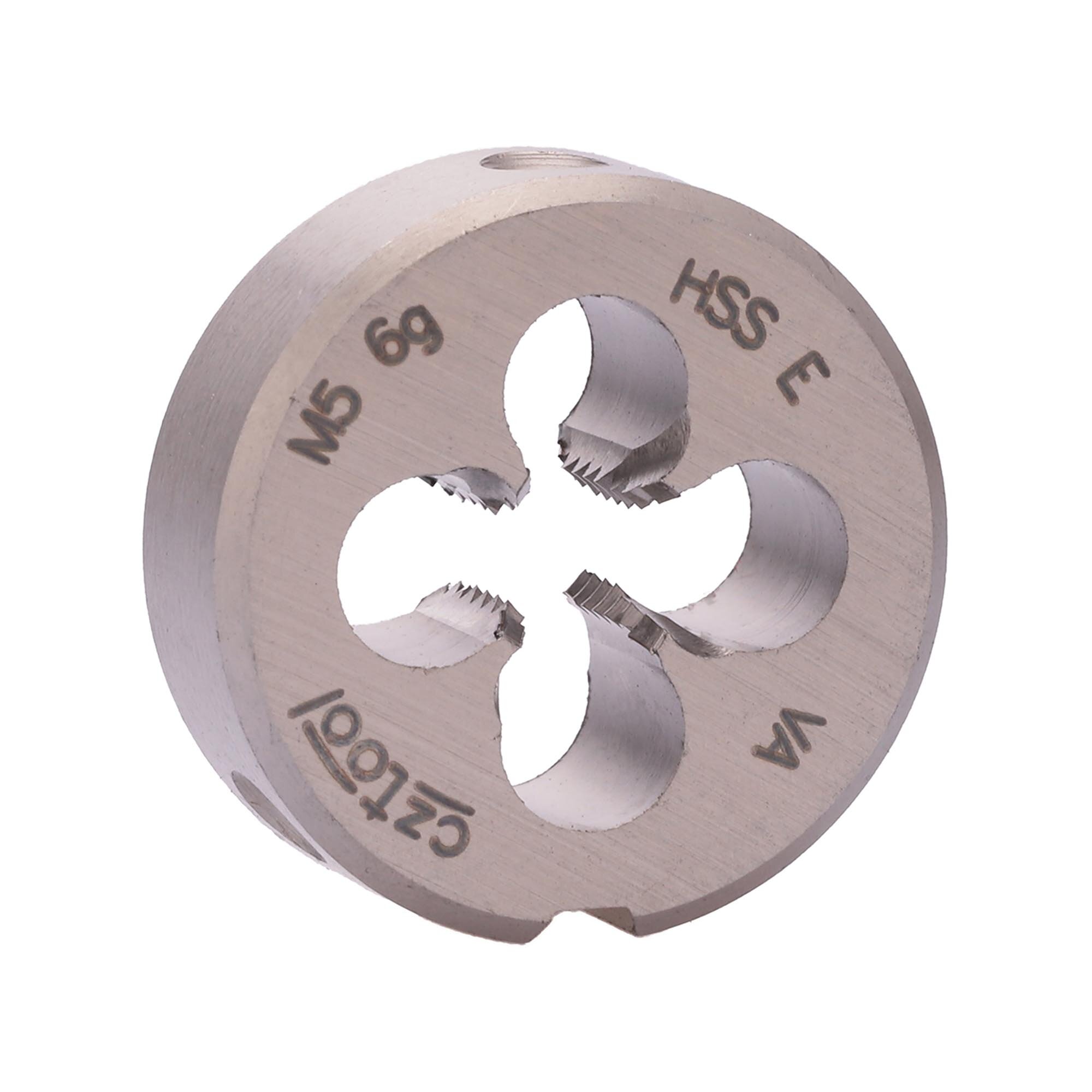 Плашка с стружколомом Bucovice Tools М5х0,8 HSSE-VA DIN EN 22568 6g 20х7мм 300050