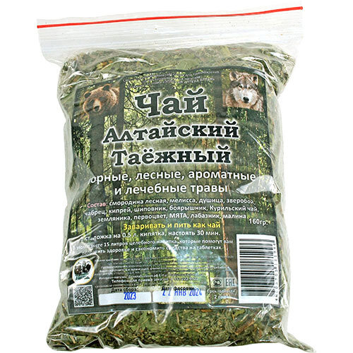 Травяной чай Данила Травник "Таёжный", листовой, 160 г, Россия