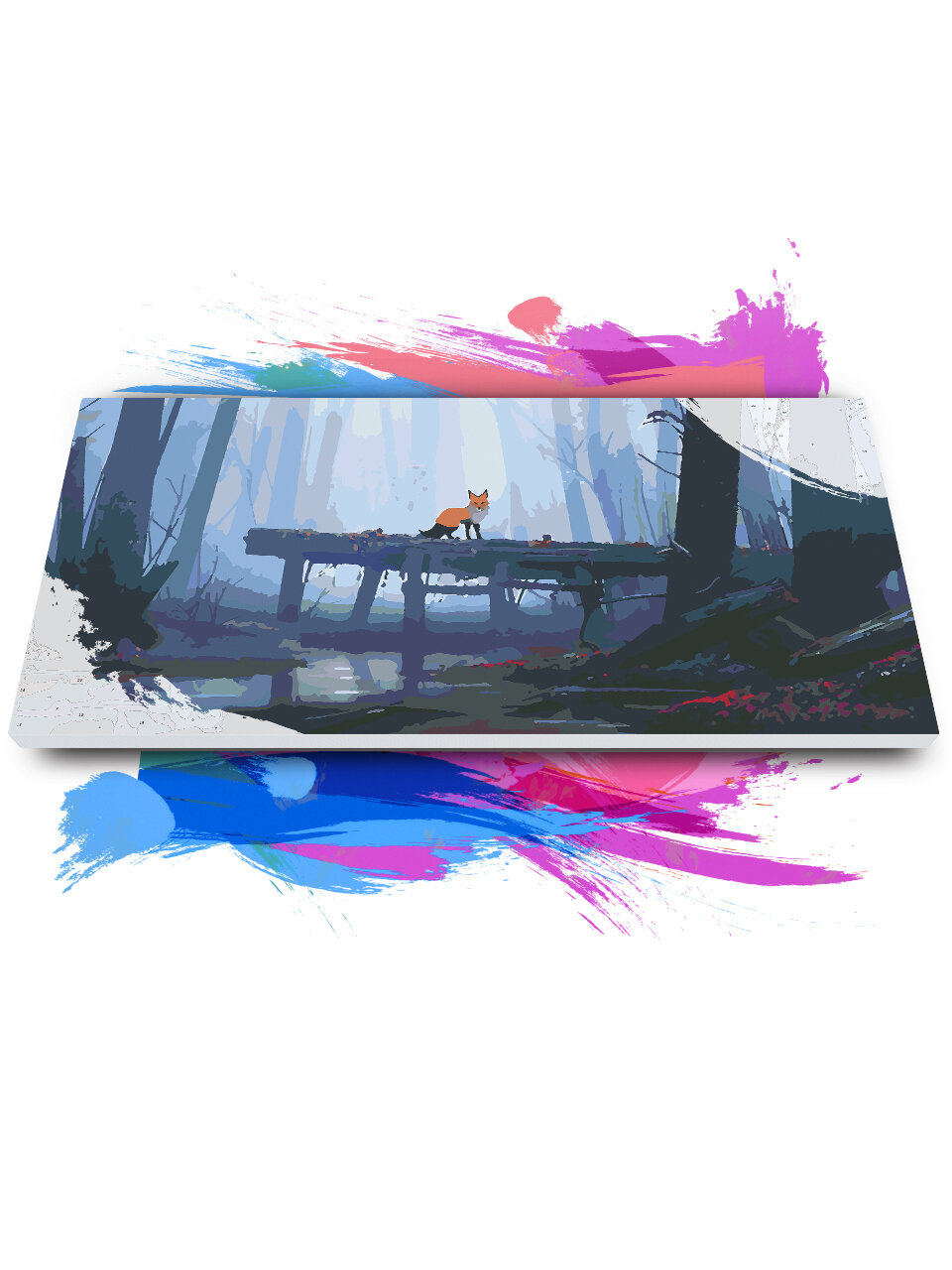 Картина по номерам Красиво Красим Лиса в сумрачном лесу