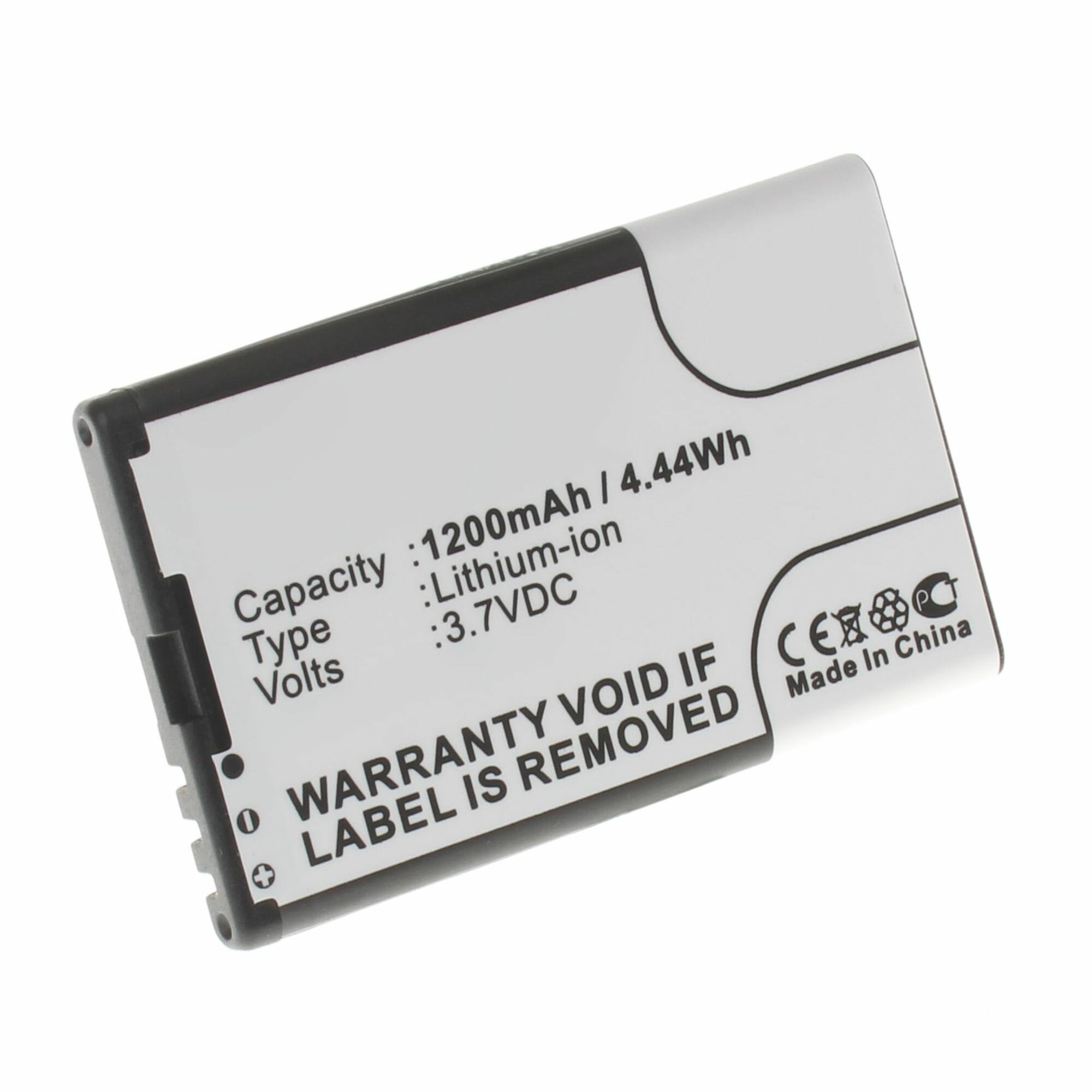 Аккумуляторная батарея iBatt 1200 mAh для телефона Nokia BL-5J