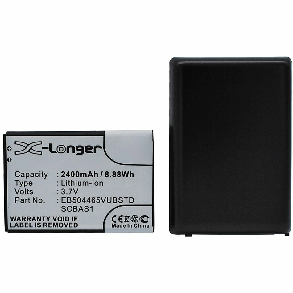 Усиленный аккумуляторiBatt 2400mAh для телефона Samsung EB504465VU, EB504465VJ