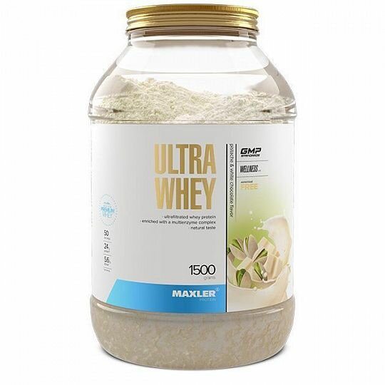 Maxler Ultra Whey 1500g (can) (Pistache & White Chocolate)