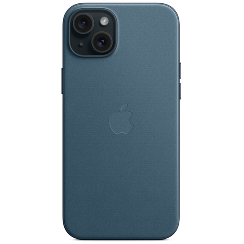 Чехол Apple FineWoven Case with MagSafe для iPhone 15 Plus Pacific Blue