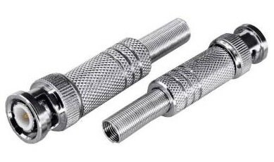 Разъем BNC под винт, металл (комплект 2 штуки)