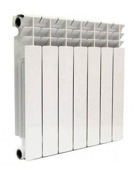 Секционный биметаллический радиатор STOUT TITAN 500 \ 13 секций \ с боковым подключением