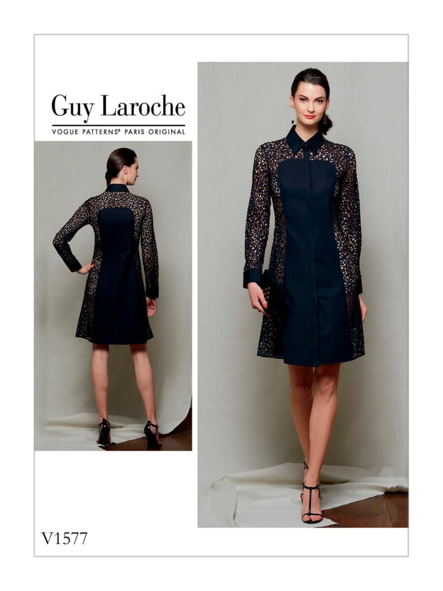 Выкройка VOGUE №1577 Платье