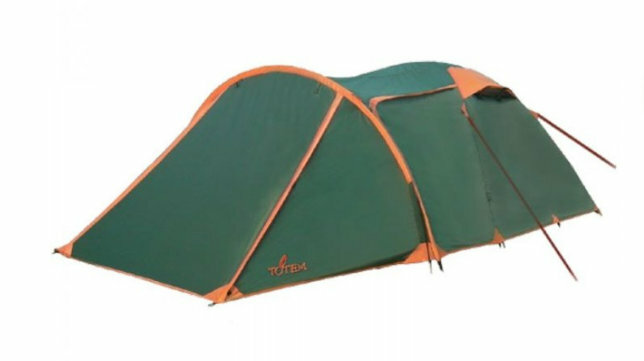 Палатка туристическая Totem Carriage 3 (V2) зеленый Totem Carriage 3 (V2) зеленый TTT-016