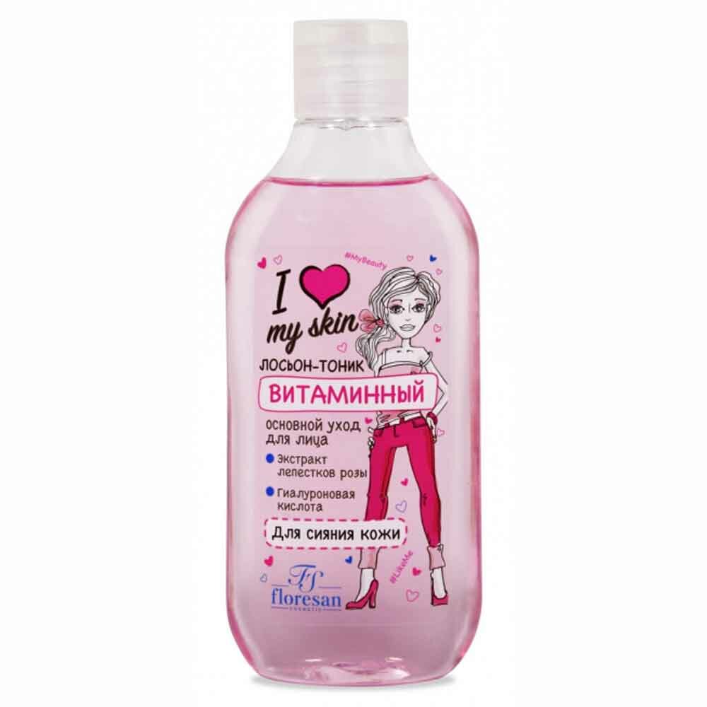 Floresan I love my skin Ф499 Лосьон-тоник Витаминный для сияния кожи, 300 мл