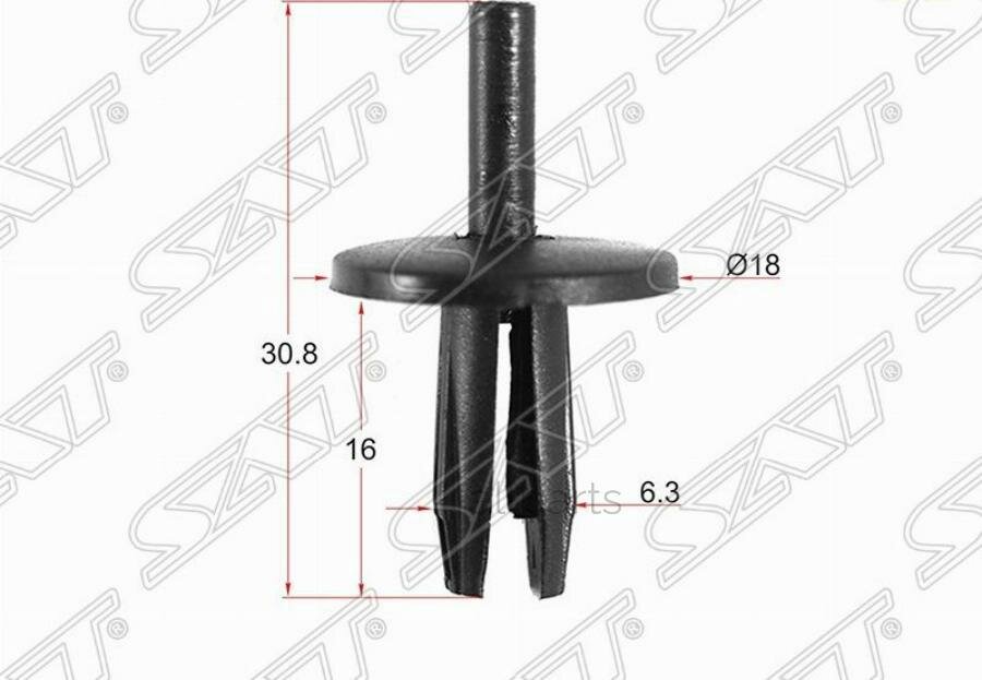 SAT ST-M10943 Клипса (обшивки GM (Продажа по 10шт))