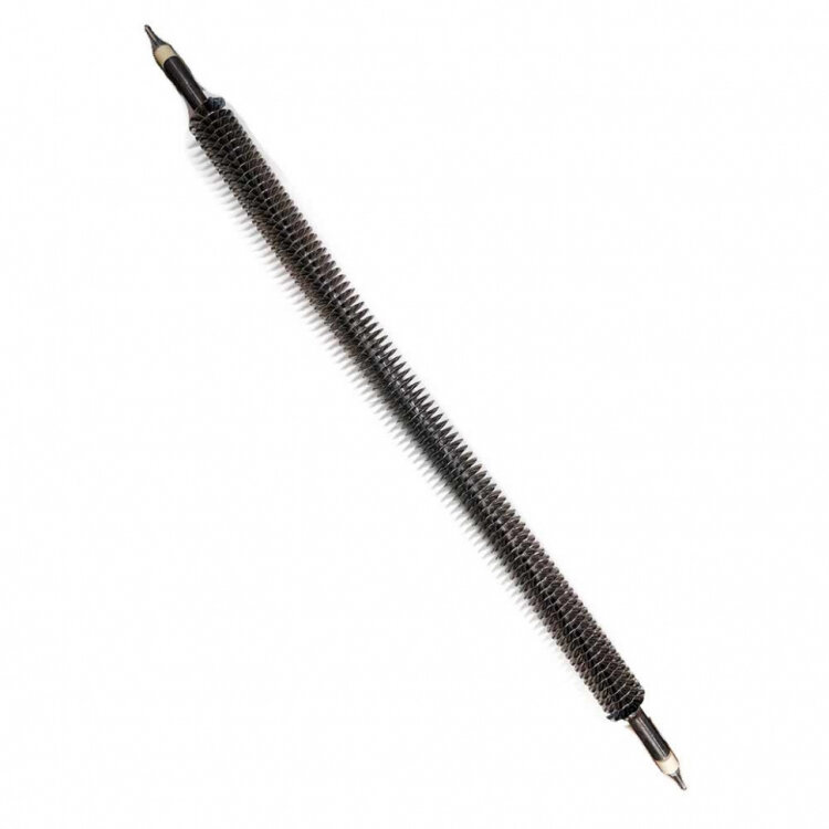 ТЭН 2500W, черн, L600мм, оребренный, подвижный воздух, тэнр 60А 13/2,5о 220 ф1, 06.251