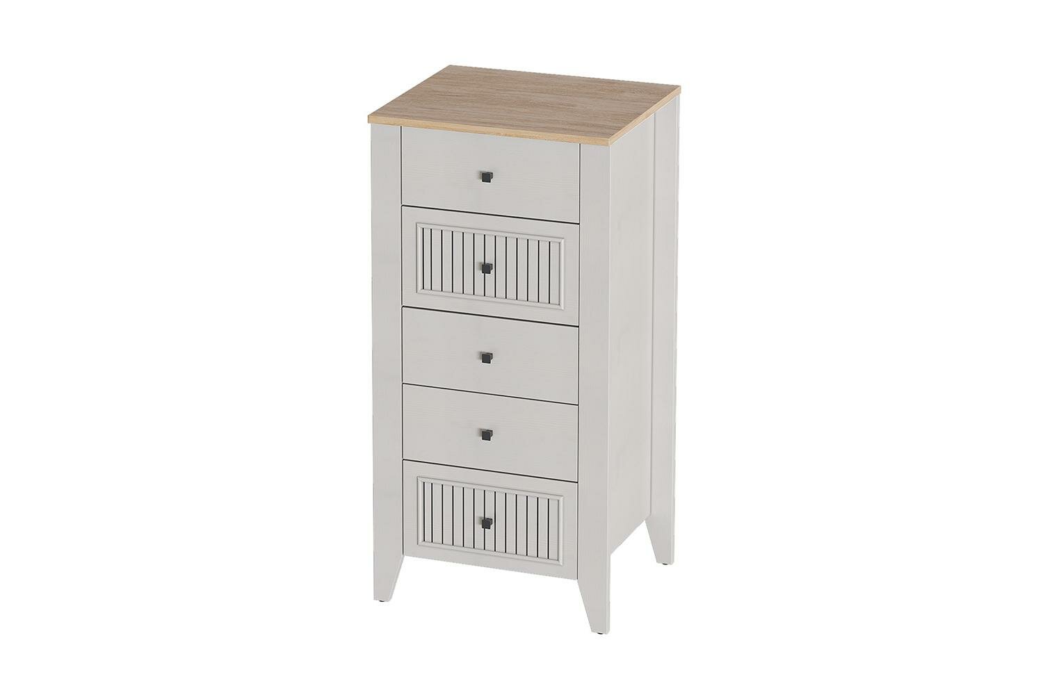 Комод для одежды Hoff Валенсия, 51,2х103х41,6 см, 5 ящиков, цвет персидский жемчуг