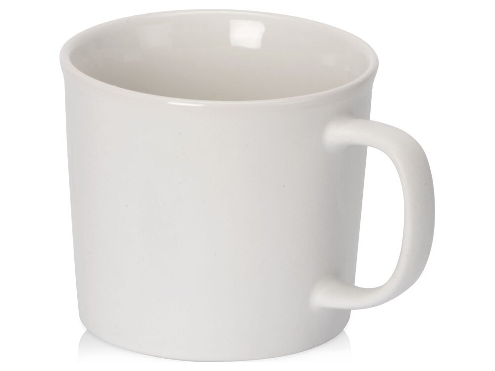 Кружка "Nancy" матовая 360 мл из костяного фарфора, цвет белый