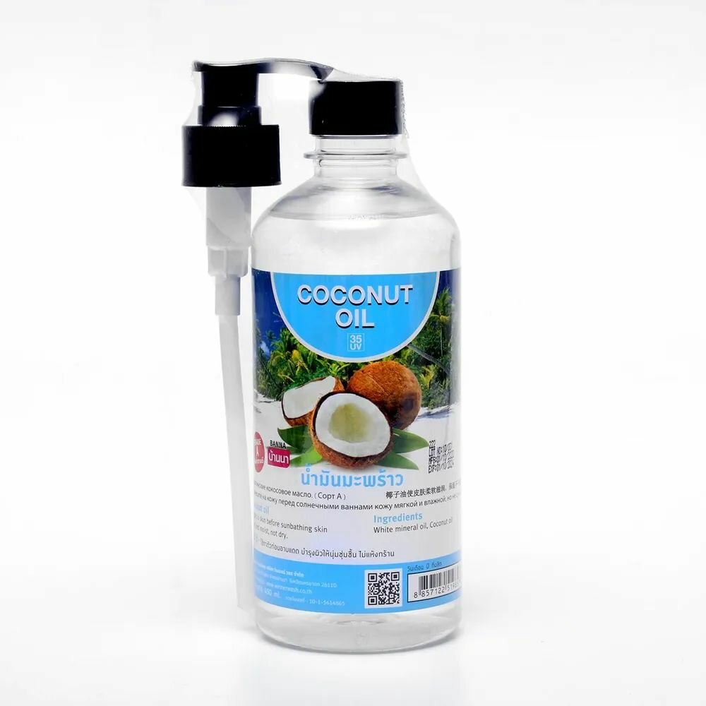 Banna Массажное масло для тела с экстрактом Кокоса, 450 мл