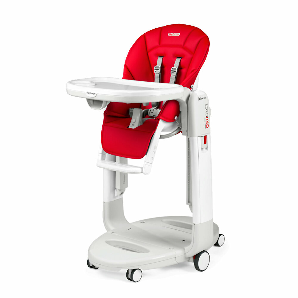 Качели-стульчик для кормления Peg Perego Tatamia Follow Me, цвет Fragola (Красный)