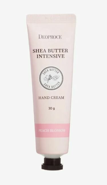 DEOPROCE Крем для рук с маслом ши и ароматом персика Shea Butter Intensive Hand Cream Peach Blossom, 50г